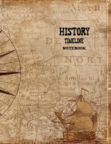 History Timeline Notebook: amazing cover Notebook Graph Paper Journal ...