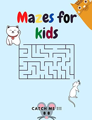 Mazes for kids: Catch the mouse / Kids Mazes Activities Book For Kids ...