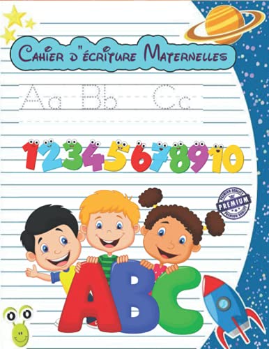Cahier d'écriture - Apprendre à tracer les lettres et les chiffres ...