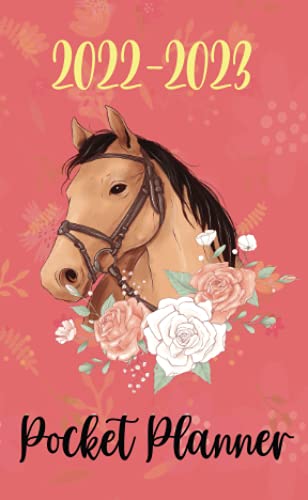 2022-2023 Pocket Planner: 2 year pocket calendar 2022-2023 horses | Two ...