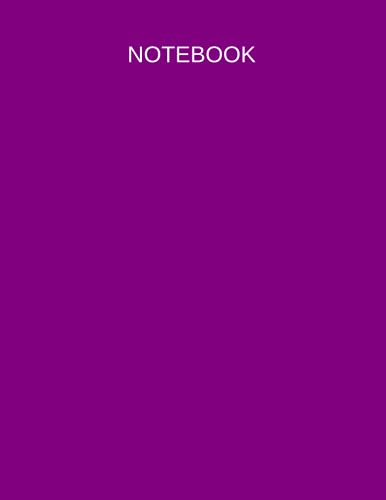 Notebook: Purple Composition Notebook - College Ruled 120 Pages - 8.5 x ...
