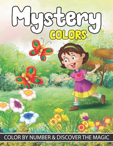 Mystery Colors Color By Number & Discover the Magic: Coloring Book for ...
