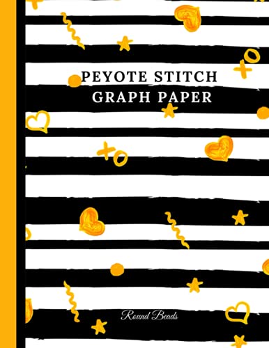 Peyote Stitch Beading Graph Paper: Peyote Beading Sketchbook with Round ...