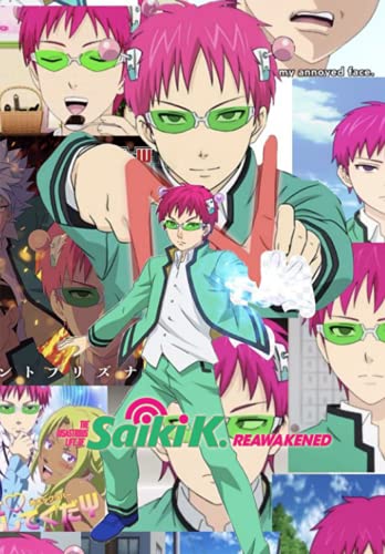 The Disastrous Life of Saiki K: Japanese Anime Notebook, Otakus Gifts ...