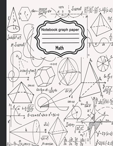 Math Notebook Graph Paper: Perfect notebook for math and science ...