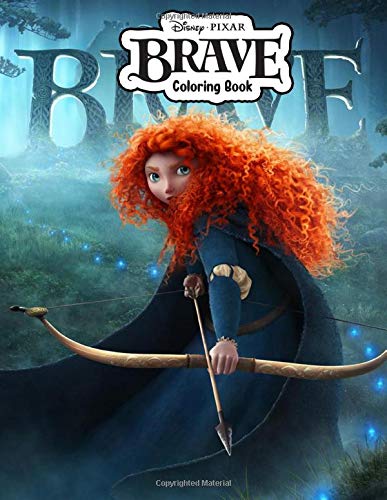 Brave Coloring Book: A Perfect Gift For Kids And Adults. Great Quality ...