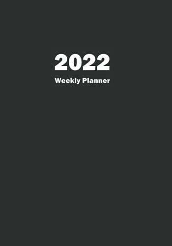 2022 Weekly Planner | Schedule Organizer | 12-Month | 53 Weeks | Sunday ...