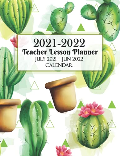 2021-2022 Teacher Lesson Planner: Weekly and Monthly Academic Year ...