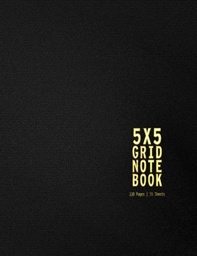 Graph Paper Notebook: Large Simple Graph Paper Journal - 5x5 Grid per ...