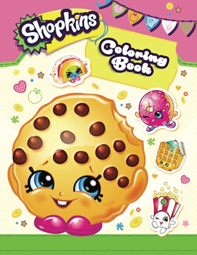 Shopkins Coloring Book: High Quality Coloring Book For Kids And Adults ...