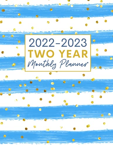2022-2023 Monthly Planner: Large 2 Year Calendar Planner. Yearly At A ...
