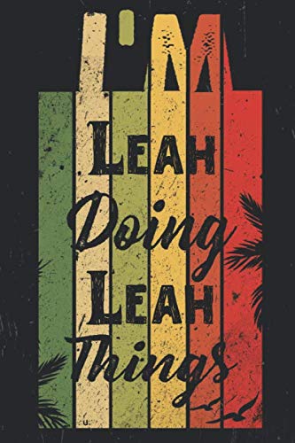 I'M Leah Doing Leah Things: Vintage Notebook, Personalized Name Leah ...