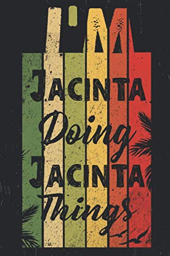 I'M Jacinta Doing Jacinta Things: Vintage Notebook, Personalized Name ...