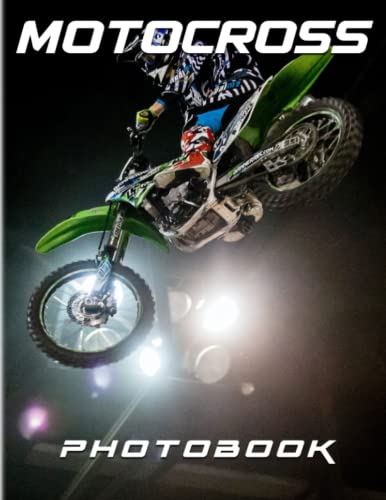 Motocross Photo Book: Picture Book About Motorcycle Racing With 40 ...