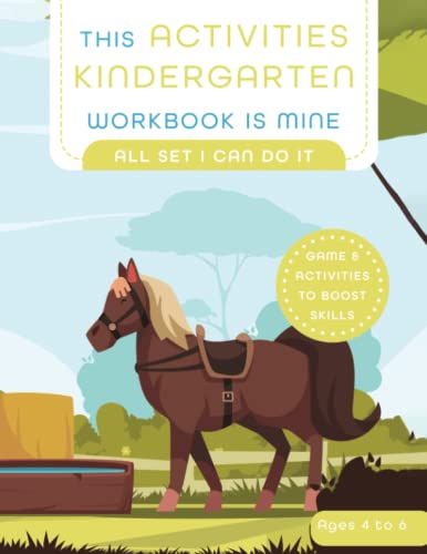 This Activities Kindergarten Workbook Is Mine: Games and Activities ...