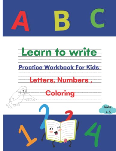 Learn Handwriting Practice by Letter Tracing: 8.5X11 INCH 60 Pages ...