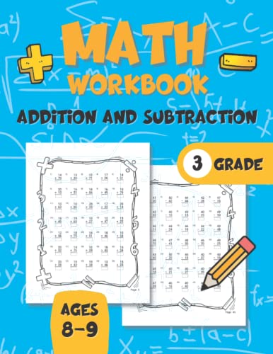 Math Workbook for Grade 3 with Addition and Subtraction: Practice ...