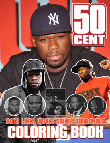 50 Dots Lines Waves Swirls Diagonals Coloring Book: Creative Gifted ...