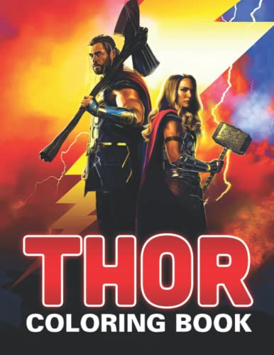 T̴h̴o̴r̴ Coloring Book: Wonderful Coloring Pages Lové and Thụnder ...
