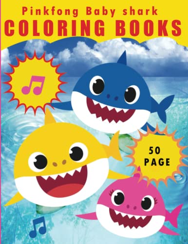Baby Shark: Pinkfong baby shark coloring books: Baby Shark Coloring ...