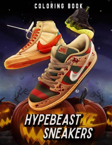 Hypebeast Sneakers Coloring Book: High-Quality Illustrations Of ...