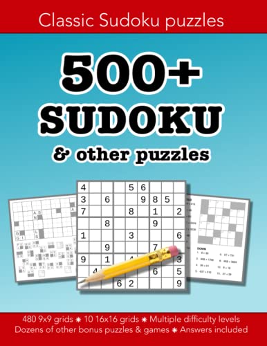 500+ SUDOKU & other puzzles: Easy, Medium, Hard, Very hard & 16x16 ...