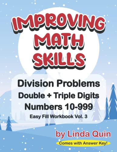 Improving Math Skills: Division Problems Double + Triple Digits Numbers ...