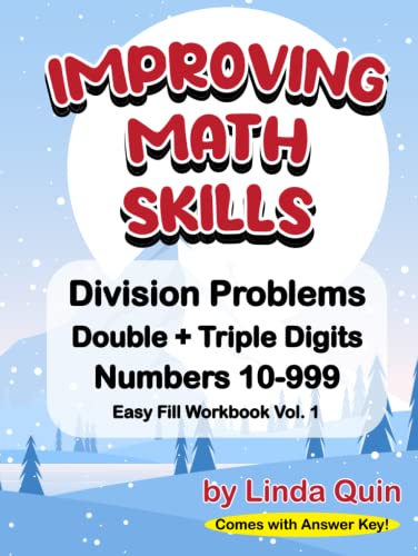 Improving Math Skills: Division Problems Double + Triple Digits Numbers ...