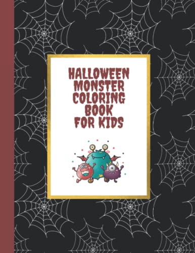 Halloween Monster Activity Book For Kids: Color & Cutout Activities for ...