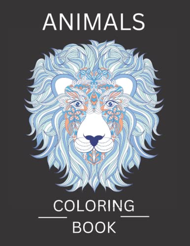 Animal Designs: Stress Relieving Adult Coloring Book: Beautiful Mandala ...