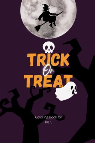 Halloween Coloring Book for Kids: 74 Full Page Spooky Fun Images ...