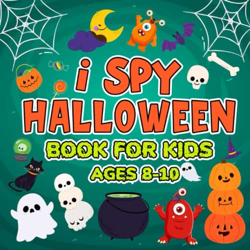 I Spy Halloween Books for Kids 8-10: Simple & Big Halloween Activity ...