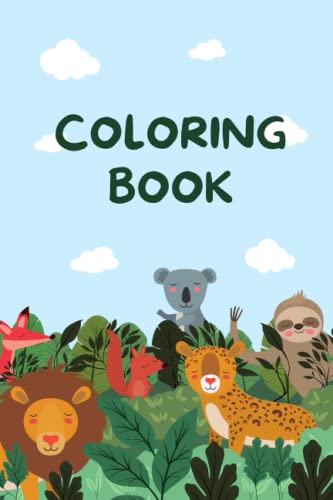 Fun and Easy Animal Coloring Book For Kids: Easy And Fun Coloring Pages ...