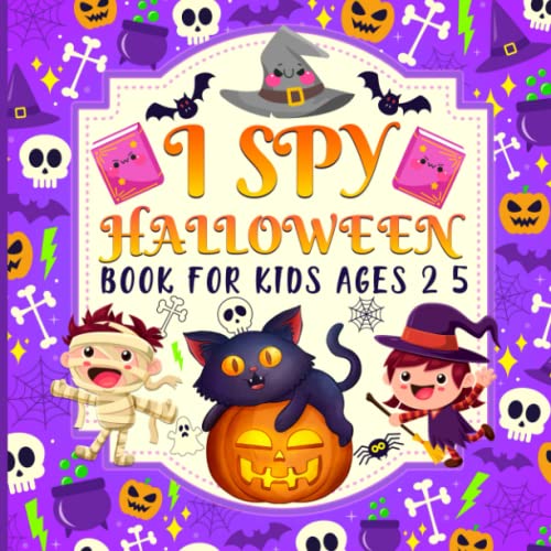 I Spy Halloween Book for Kids Ages 2-5: A Fun Way Learn The Alphabet A ...