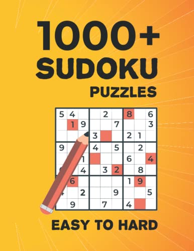 1000+ Sudoku Puzzles: Sudoku Puzzles for Adults With Full Solutions ...