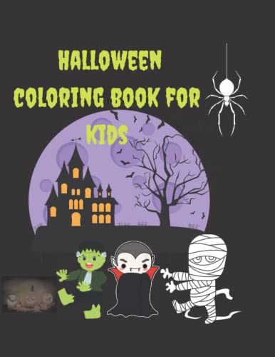 Halloween coloring book for kids: perfect spooky Halloween color book ...