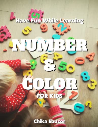 Number Coloring Book For Kids With Practice Plan: Color Numbers From 1 ...