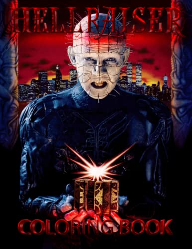 Hellraiser Coloring Book: Extreme Great Be Happy Books For Adults, Boys ...