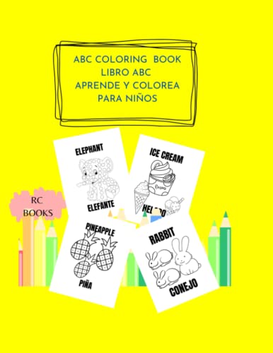 ABC COLORING BOOK: LIBRO ABC APRENDE Y COLOREA PARA NIÑOS by Rosa Cruz ...