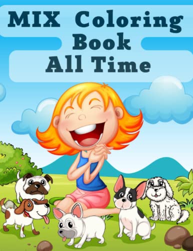 All Time Coloring Book for kids: Sweet Autumn: Mixed Coloring Book For ...