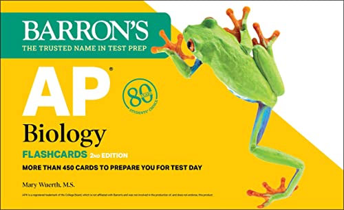 AP Biology Flashcards, Second Edition: Up-to-Date Review by Mary Wuerth ...