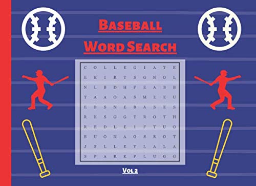 Baseball Word Search - Vol 2: Large print activity puzzle book of ...