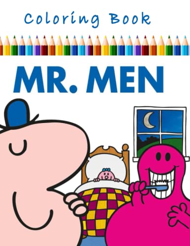 Mr. Men Coloring Book: JUMBO Coloring Book for Kids and Adults | Ages 3 ...