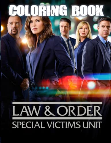 Law Coloring Book: Challenging All Amazing And Order The Modern Svu ...
