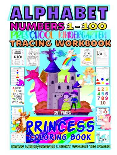 ABC Letter Number Tracing Alphabet Writing Practice Educational ...