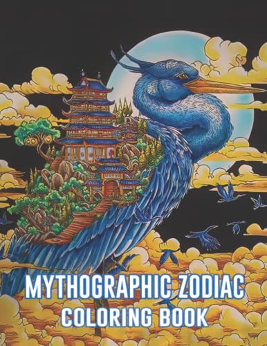 Mythographic Coloring Book: A Large Print An Adorable Zodiac Fantastic ...