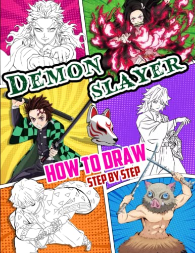 How To Draw Deɱon Slayer Book: 2022 New Version Learn How To Draw Deɱon ...