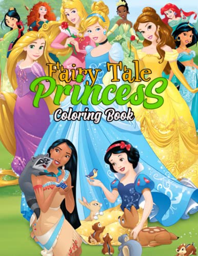 Fairy Coloring Book: All Volumes The Tale A Colouring Princesses ...
