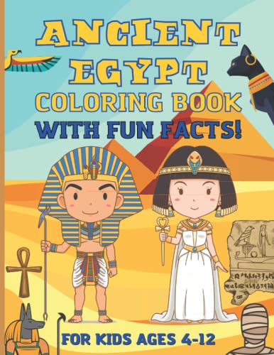 Ancient Egypt Coloring Book: Ancient Egypt Coloring Pages with Fun ...