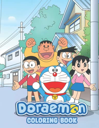 Doraemon Coloring Book: An Advanced Favorite Simple Books For Adults ...
